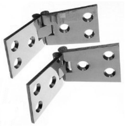 Counter Flap / Bar Flap Hinges Polished Chrome 100mm - Direct Hardware UK